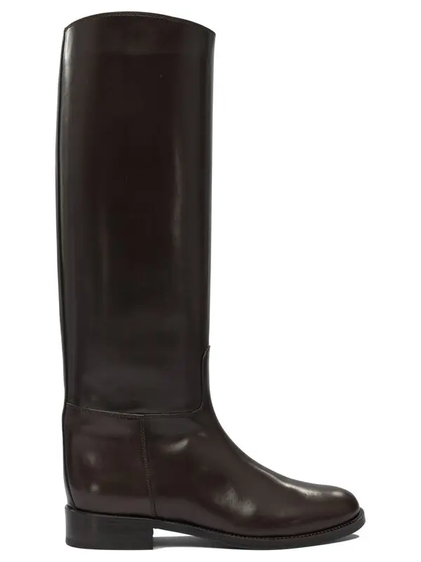 MARETTO Leather Boots - Brown
