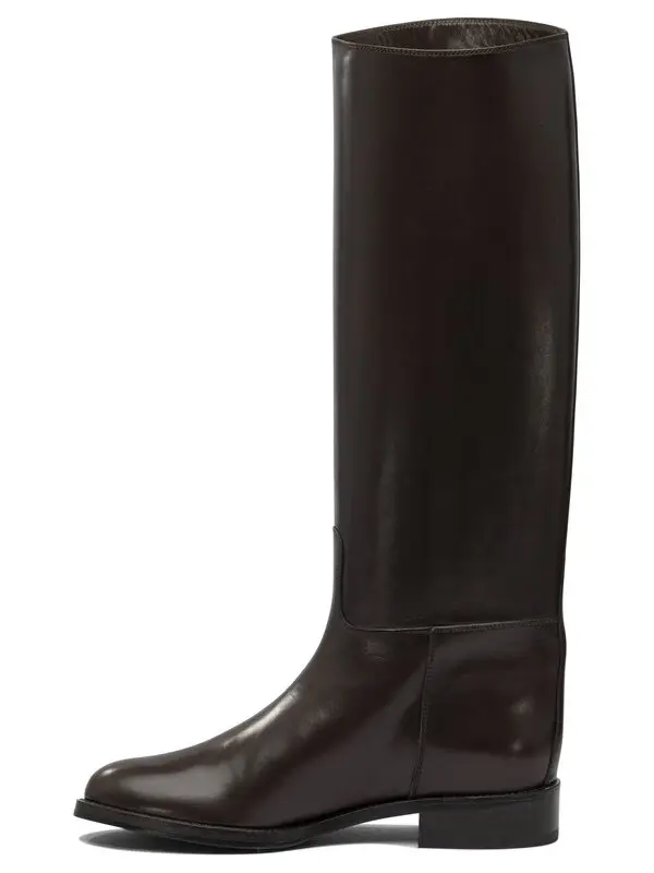 MARETTO Leather Boots - Brown