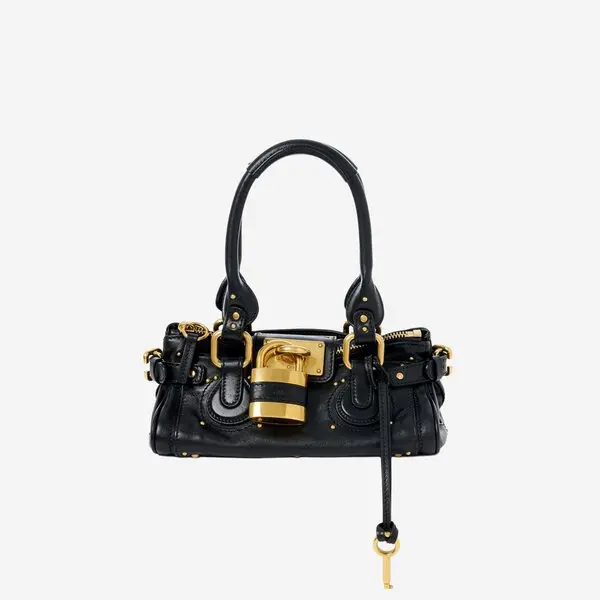 Chloé Small Paddington Bag In Leather - Black