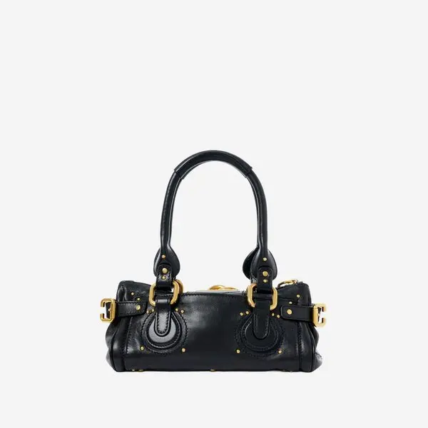 Chloé Small Paddington Bag In Leather - Black