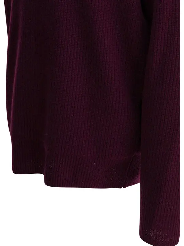 ALEX MILL Jordan Crewneck Sweater - Bordeaux