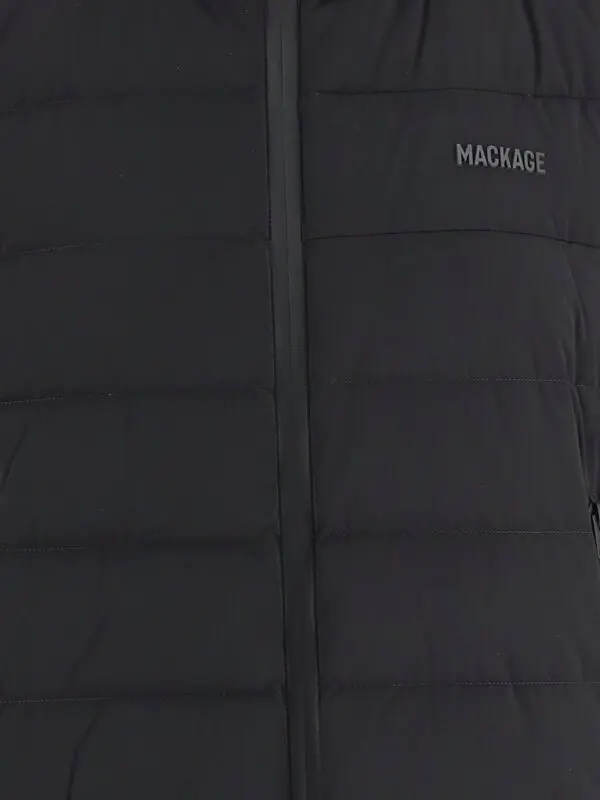 Mackage Stretch Wool Blend Jacket With Logo