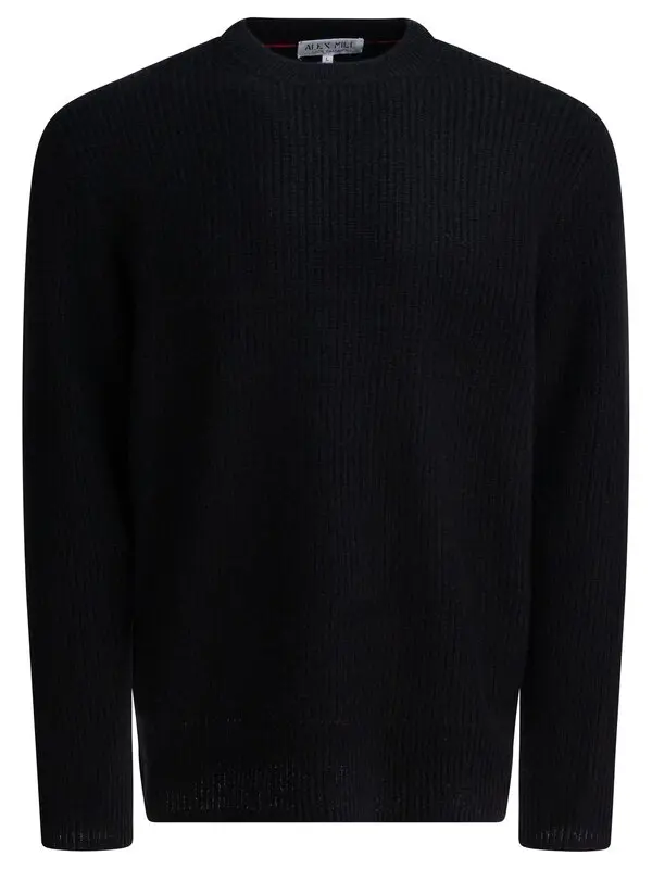 ALEX MILL Jordan Crewneck Sweater - Black
