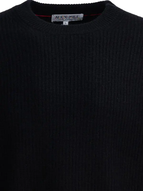 ALEX MILL Jordan Crewneck Sweater - Black
