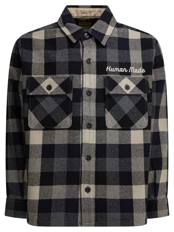 HUMAN MADE Wool Overshirt Jacket - Black