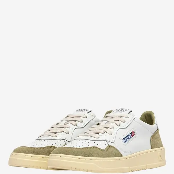 AUTRY Medalist Low Leather Sneakers - Green