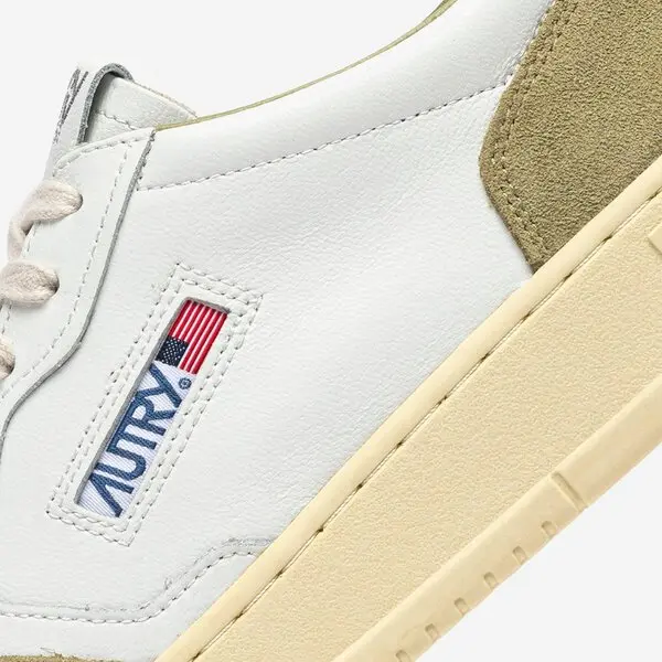 AUTRY Medalist Low Leather Sneakers - Green