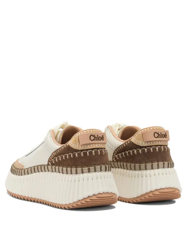 Chloé Nama Sneakers - Beige