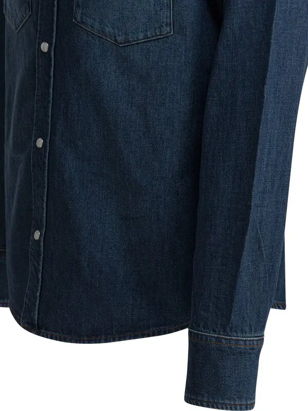 A.p.c. Western Denim Shirt - Blue