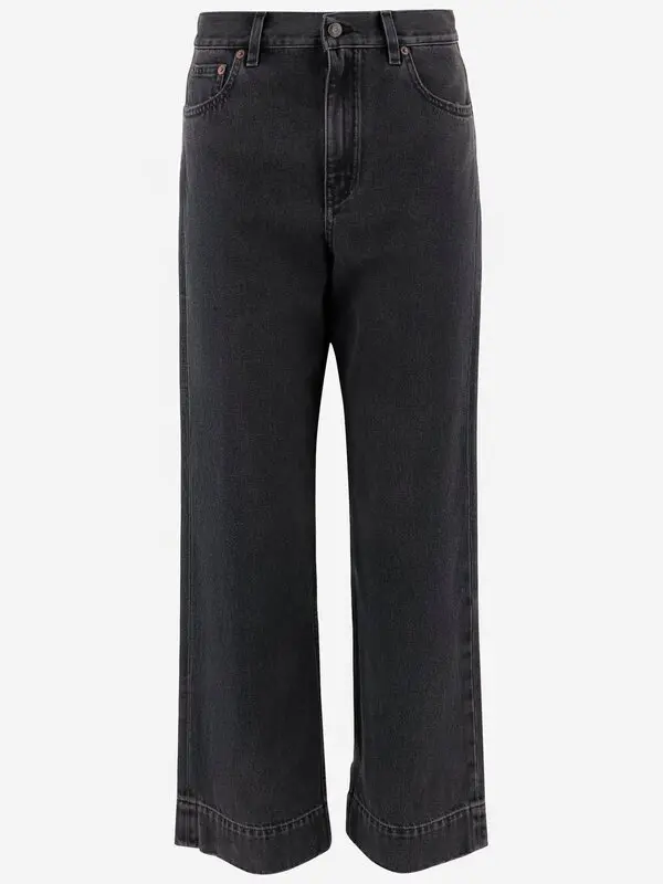 Chloé High-waisted Wide Leg Denim Jeans