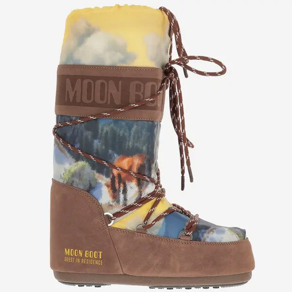 MOON BOOT X GUEST IN RESIDENCE Icon Boots - Red