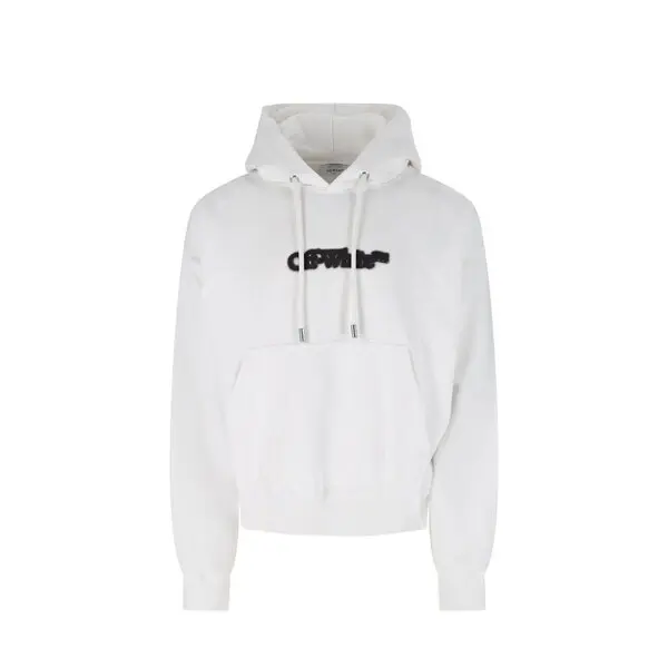 Off-White Hooded Sweatshirt - White