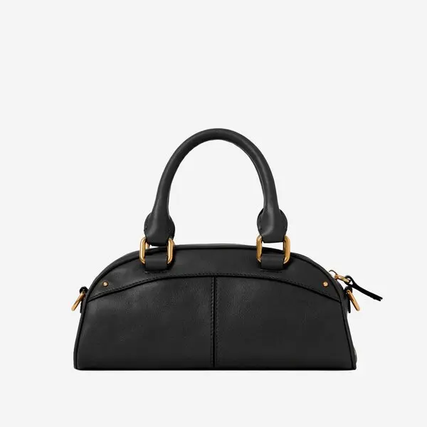 Chloé Small Bowling Bag In Leather