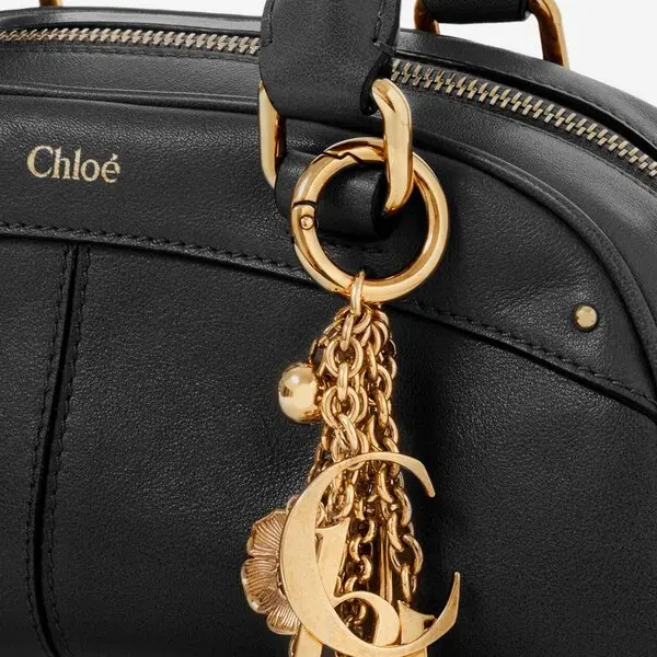 Chloé Small Bowling Bag In Leather