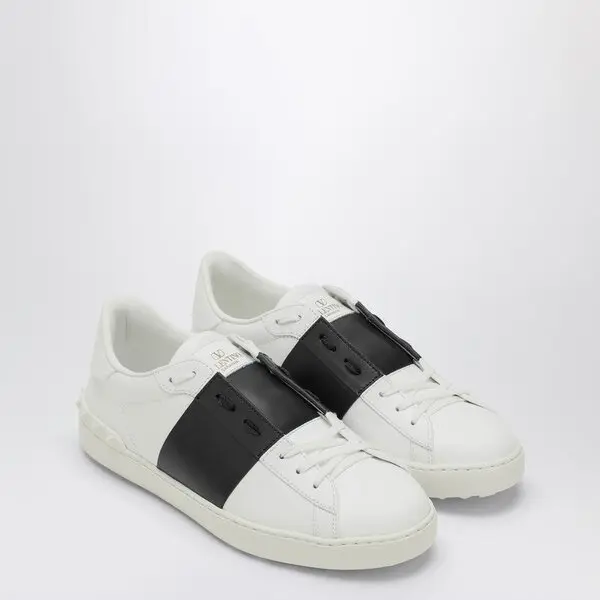 Valentino Garavani Open Leather Sneakers - White