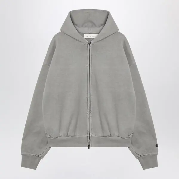 Fear Of God Smoke Zip Sweatshirt - Grey