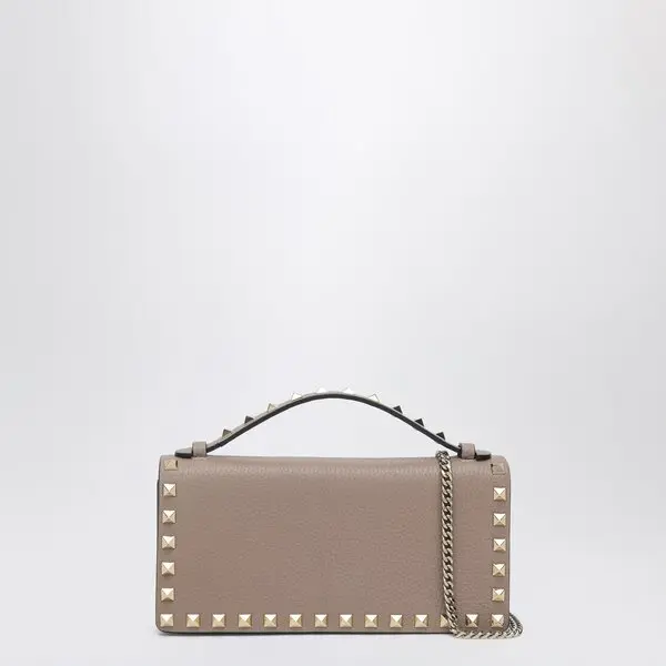 Valentino Garavani Rockstud Powder Chain Wallet - Pink