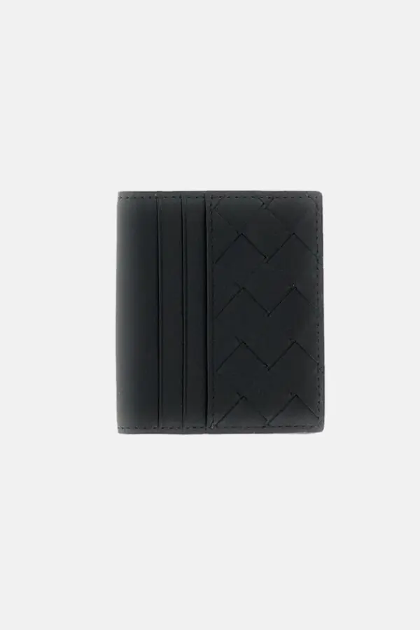 Bottega Veneta Woven Wallet - Black