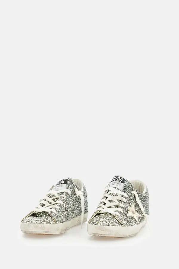 GOLDEN GOOSE Super-star Classic Glittered Sneakers