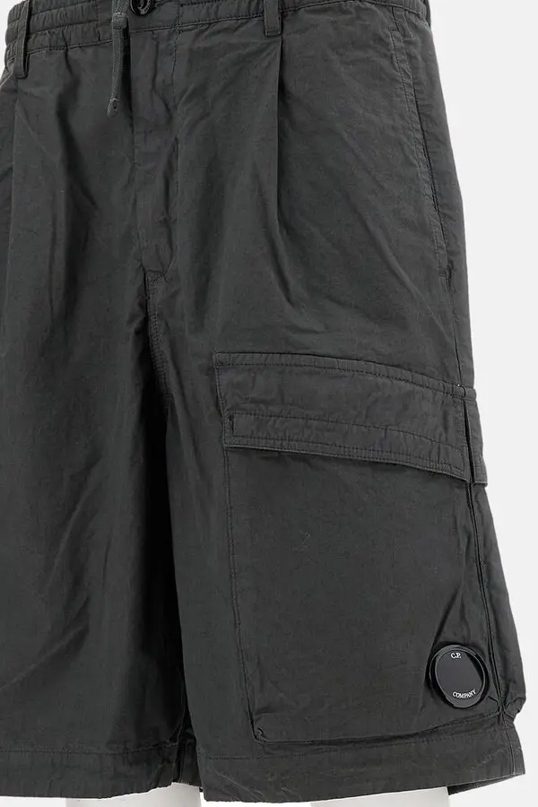 C.P. COMPANY Boxy Micro-rep Shorts - Grey