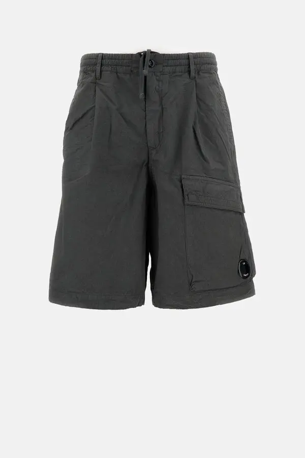 C.P. COMPANY Boxy Micro-rep Shorts - Grey