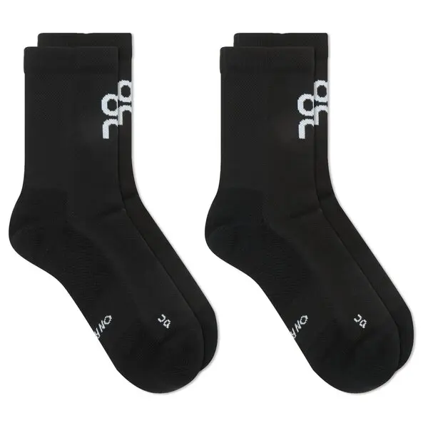 On Core Run High Socks 2p - Black