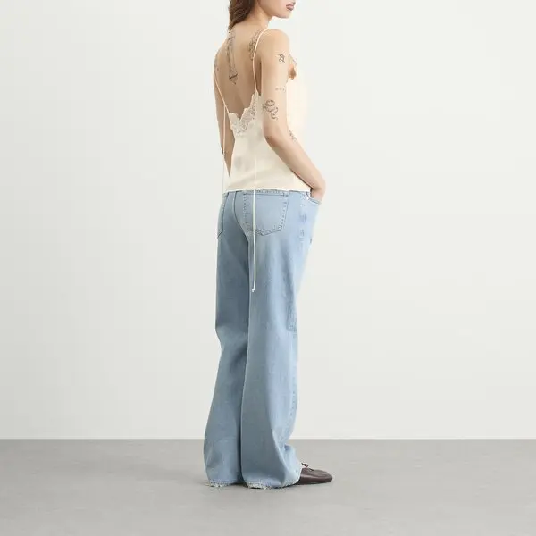 RÓHE Lace Silk Camisole