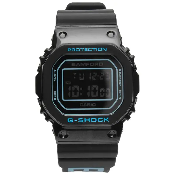 G-Shock X Bamford Gm-5600bwd-1er Watch - Black/blue