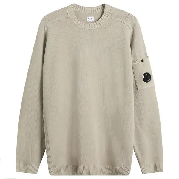 C.P. COMPANY Cotton Chenille Crewneck Sweater