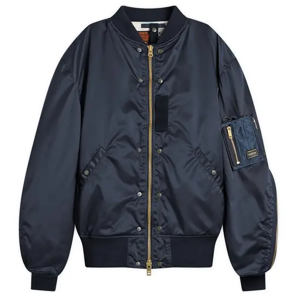 PORTER-YOSHIDA & CO Buzz Rickson’s X Porter Ma-1 Jacket - Navy