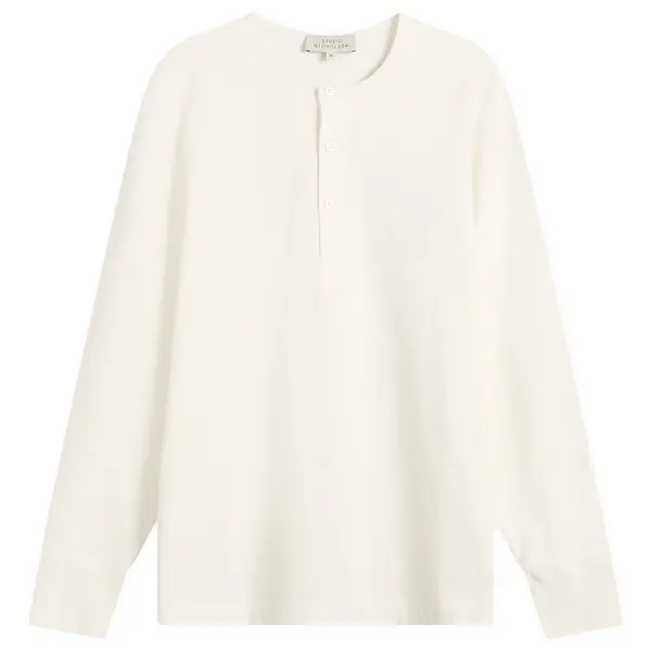 Studio Nicholson Kuyto Cotton Long Sleeve Henley
