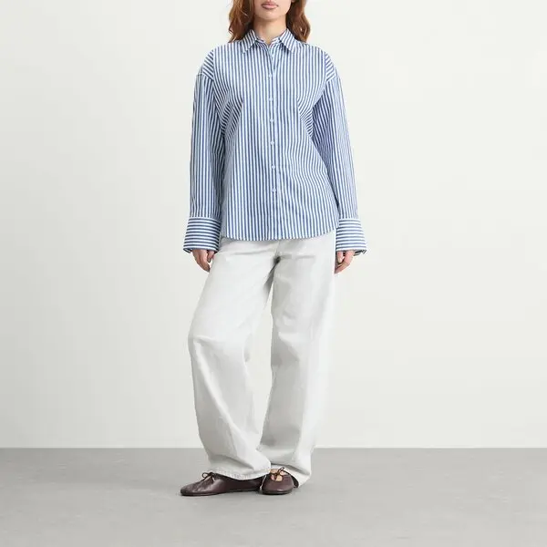 Good American Poplin Oversized Shirt