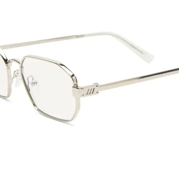 Le Specs Mythic Blue Light Optical Glasses - Silver/blue Light Lens