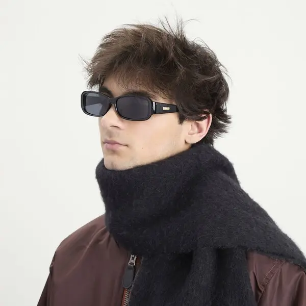 Le Specs Gigglemug Sunglasses - Black/smoke Mono Polarized