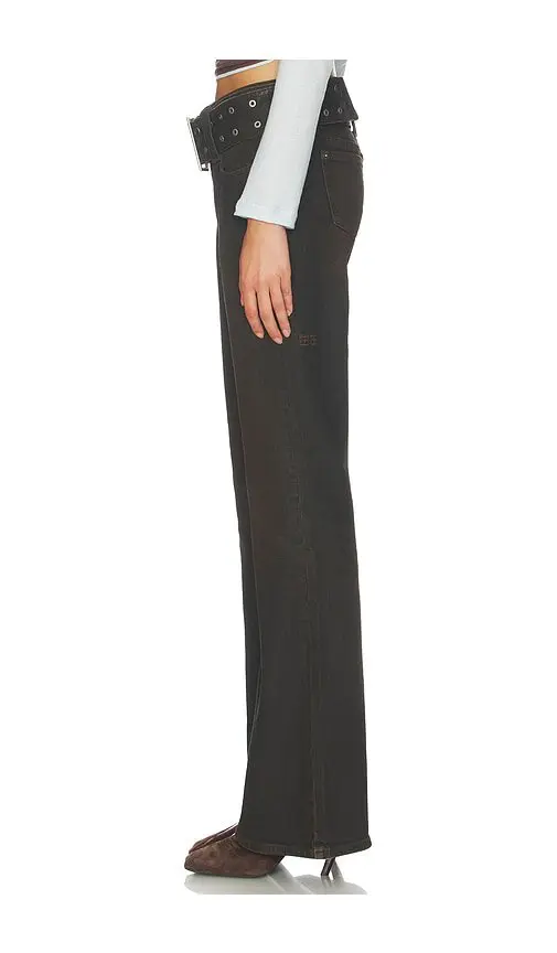 Ksubi Soho Lo Belted Flared Jeans