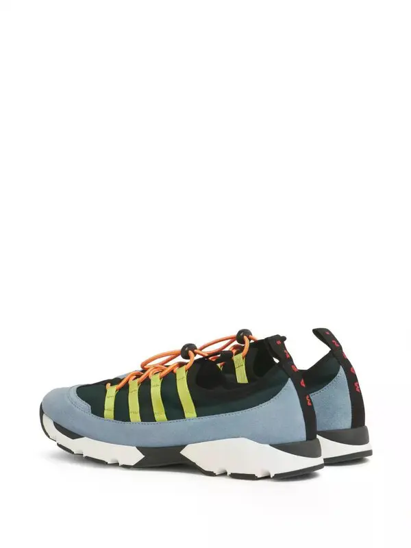 Marni Side-stripe Sneakers - Blue