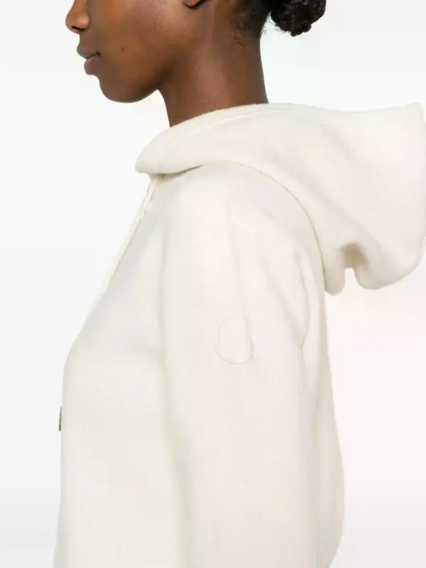 Moncler Hooded Zip Cardigan