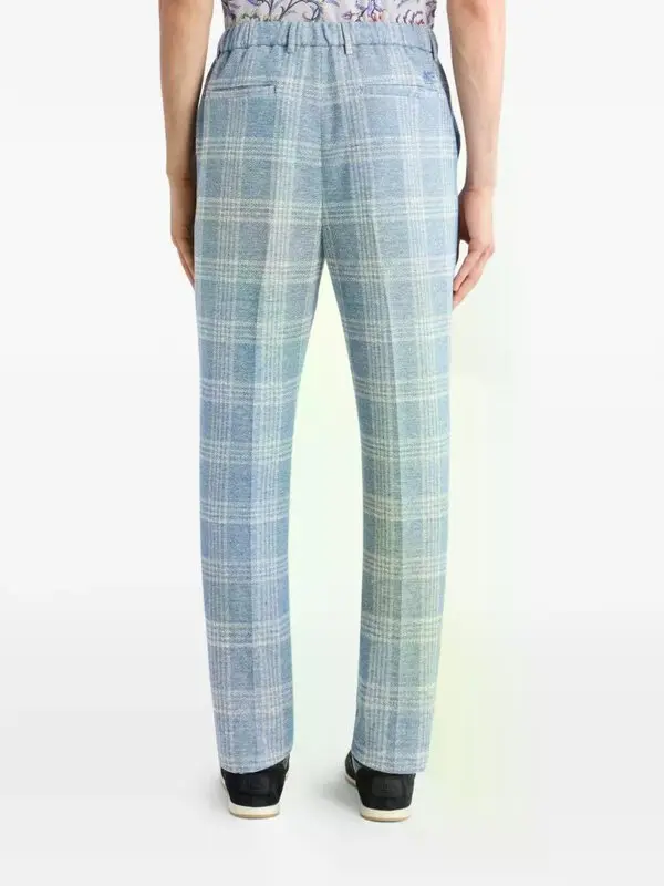 Etro Checked Chino Trousers