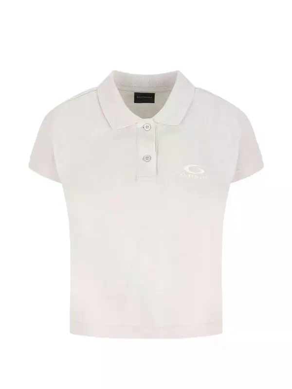 Balenciaga Logo-embroidered Polo Shirt