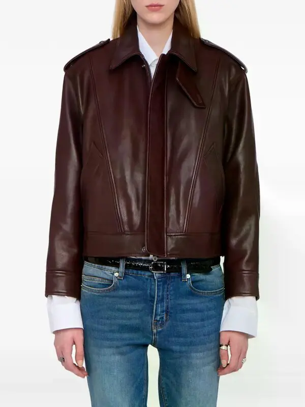 Zadig&Voltaire Kimo Leather Jacket - Red