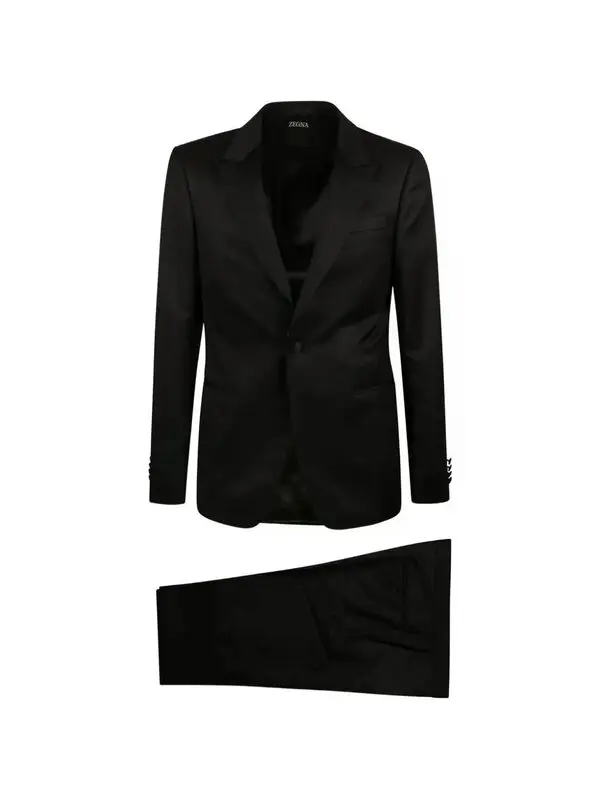 Zegna Single-breasted Suit - Black