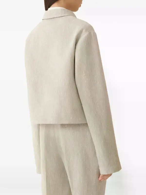 Fabiana Filippi Zip Jacket With Pockets - Grey