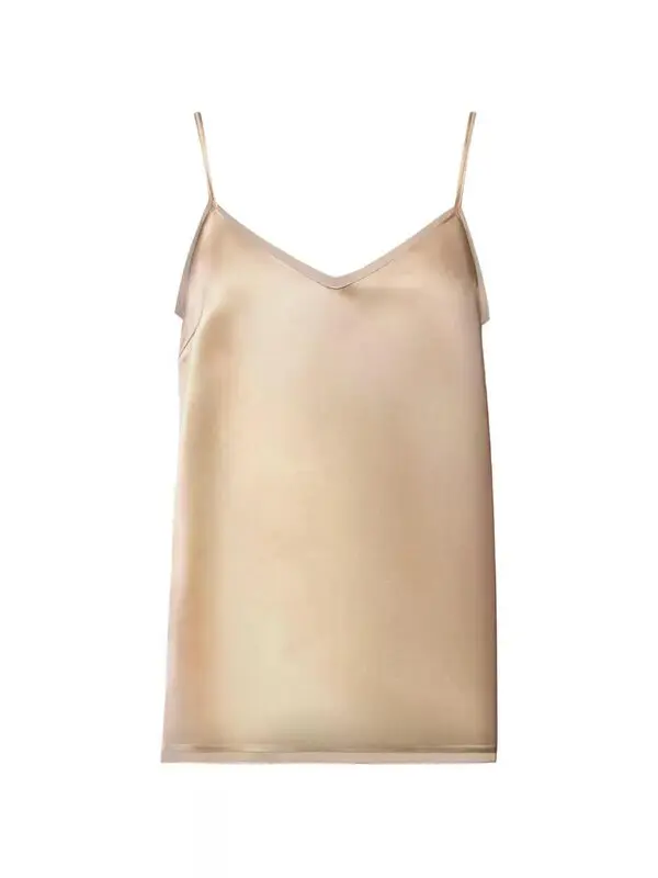 Fabiana Filippi Sequin Embellished V-neck Sleeveless Top