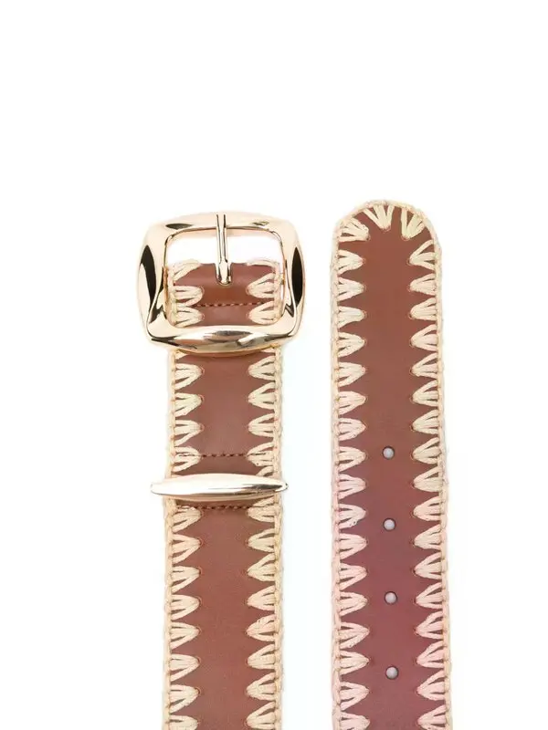 Zimmermann Kaia Woven-trim Belt