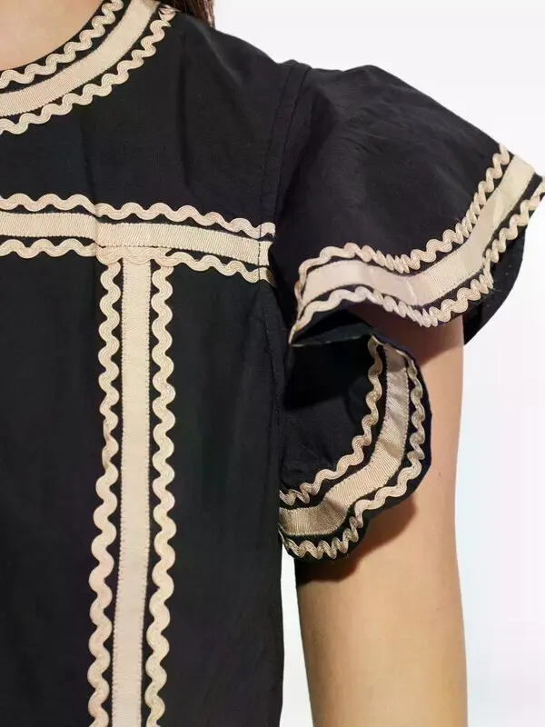 Ulla Johnson Ruffled-trim Midi Dress