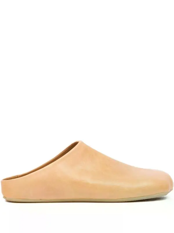 MAISON MARGIELA Light Beige Leather Sabots