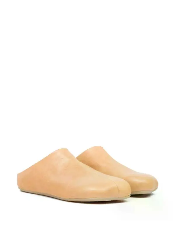 MAISON MARGIELA Light Beige Leather Sabots