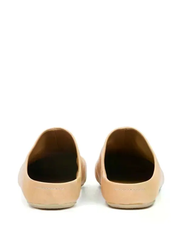 MAISON MARGIELA Light Beige Leather Sabots