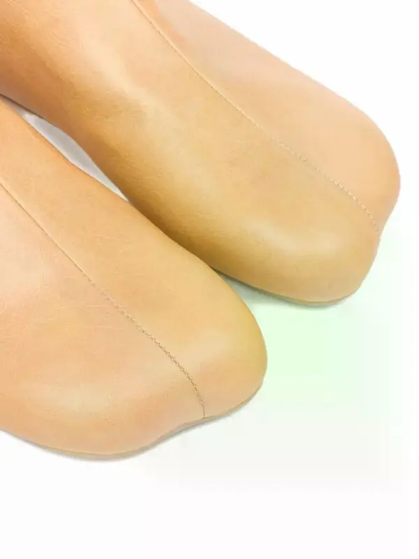 MAISON MARGIELA Light Beige Leather Sabots