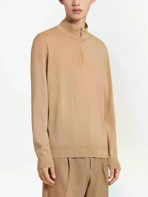 Zegna Mock-neck Knit Jumper